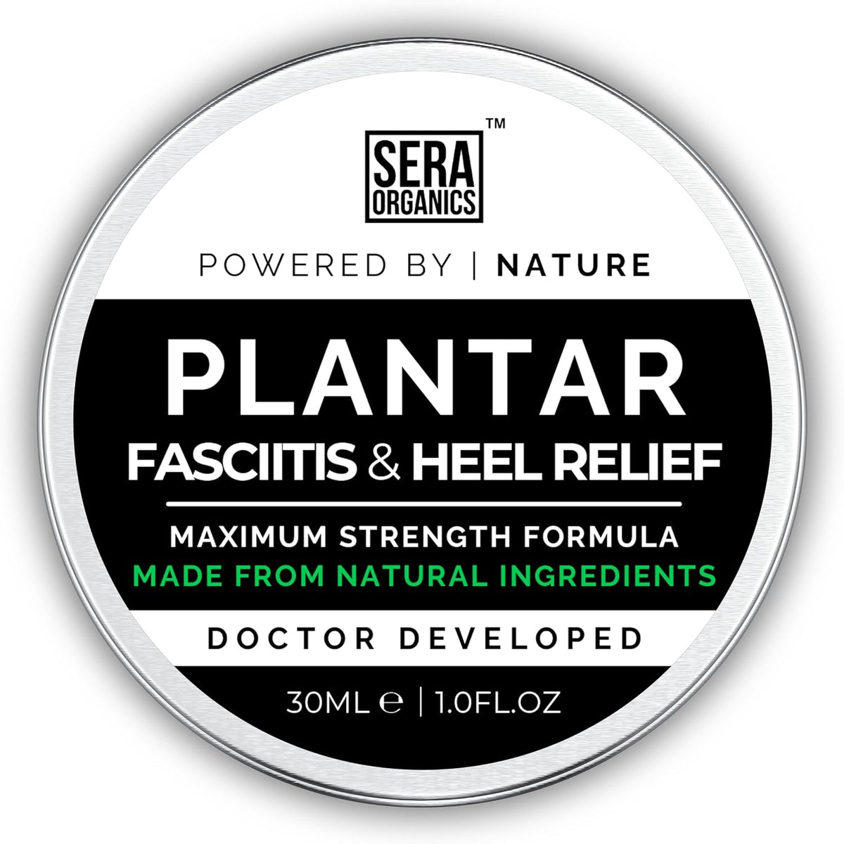 Plantar Fasciitis Cream, Natural Heel & Foot Comfort By Sera Organics